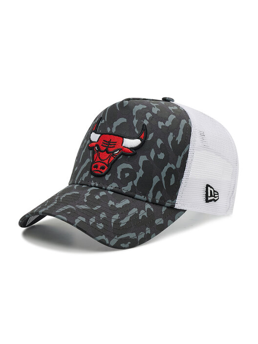 Cap New Era Chicago Bulls Leopard Print 60222395 Grau | eschuhe.de
