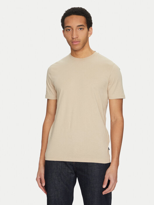 BOSS T-Shirt Thompson 01 50468347 Beige Regular Fit | eschuhe.de