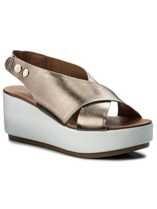 Sandały Inuovo 8697 Złoty | eobuwie.com.pl