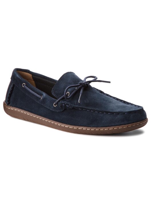 Mokasyny Clarks Saltash Edge 261322607 Granatowy | eobuwie.com.pl