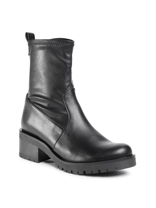 Botki Wojas 55084-81 Czarny | eobuwie.com.pl