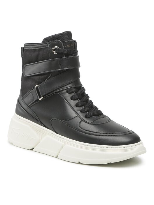 Sneakers Tommy Hilfiger Chunky Warm Sneaker Higk FW0FW06910 Nero ...