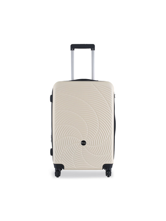 Среден куфар Semi Line T5747-2 Екрю | obuvki.bg