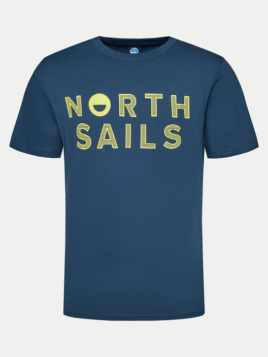 North Sails T-Shirt 692973 Blau Regular Fit | eschuhe.de