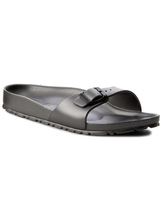 Klapki Birkenstock Madrid 1001502 Szary | eobuwie.com.pl