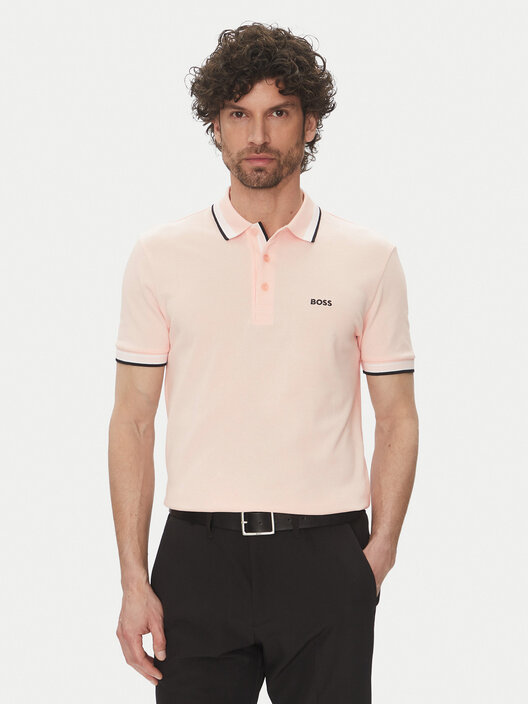 BOSS Poloshirt Paddy 50469055 Rosa Regular Fit | eschuhe.de