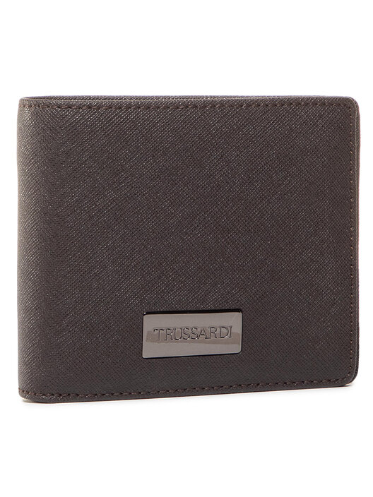 Velká pánská peněženka Trussardi Wallet Credit Card 71W00137 Hnědá ...