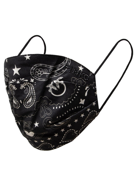 Текстилна маска Pinko Zoologia Mask Popeline St.Bandana 20211 PRR ...