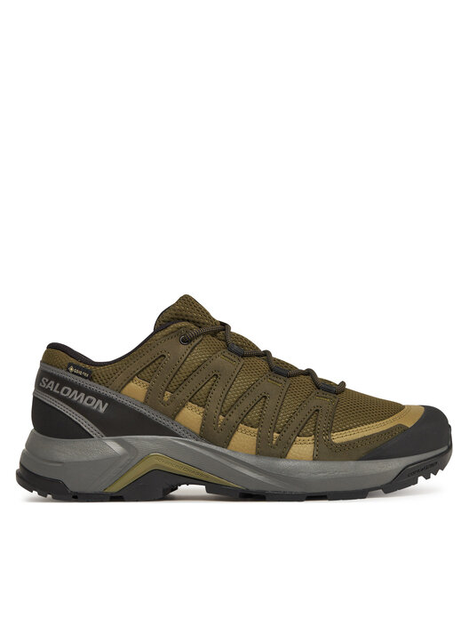 Trekkingschuhe Salomon X-Adventure Recon Gore Tex L47813200 Grün ...
