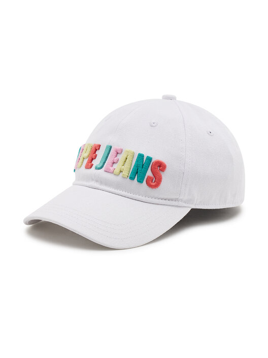 Czapka z daszkiem Pepe Jeans Andrea Cap PL040315 Biały | eobuwie.com.pl