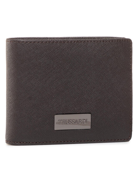 Velká pánská peněženka Trussardi Wallet Credit Card 71W00136 Hnědá ...