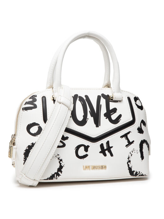 Torebka LOVE MOSCHINO JC4219PP0CKC110A Biały | eobuwie.com.pl