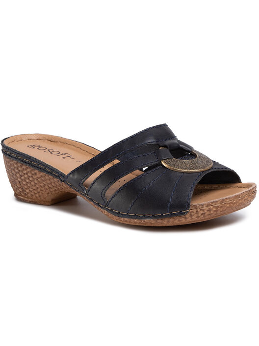 Klapki Go Soft WI16-2154-06 Granatowy | eobuwie.com.pl