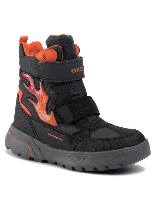 Schneeschuhe Geox J Sveggen B Abx D J947UD 0CEFU C0038 DD Schwarz | eschuhe.de
