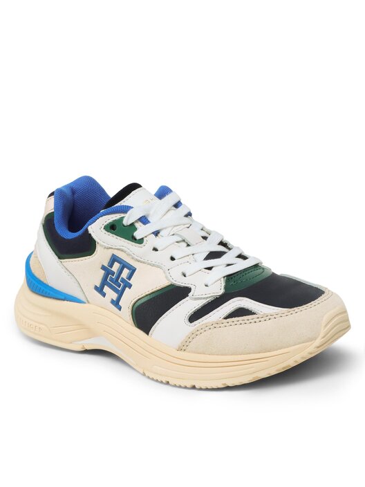 Sneakers Tommy Hilfiger Modern Preppy Runner FW0FW06867 Beige | escarpe.it