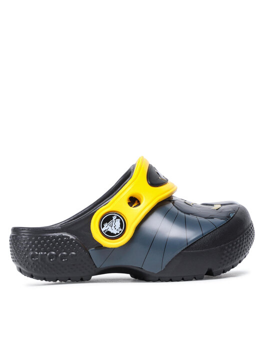 Klapki Crocs Crocsfl Iconic Batman Clog K 205514 Czarny | eobuwie.com.pl