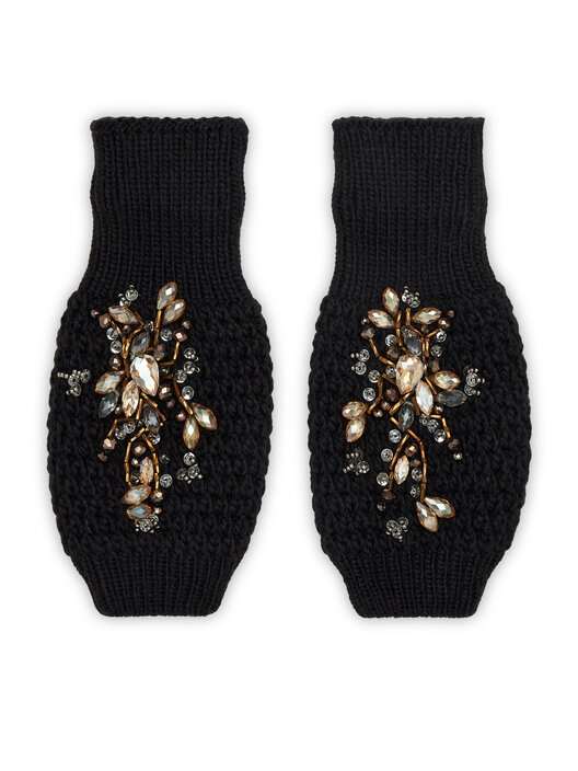 Damenhandschuhe LaVashka Golden Moon Schwarz | eschuhe.de