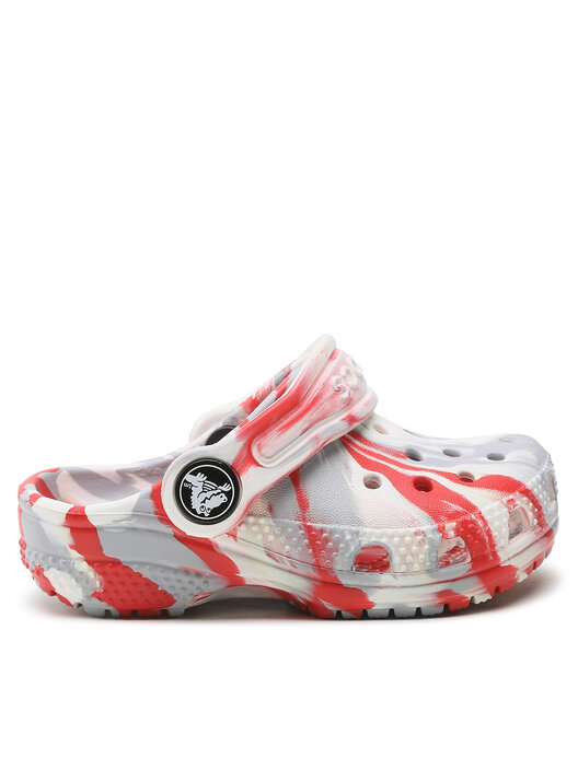 Nazouváky Crocs Classic Marbled Clog T 206838 Bílá | eobuv.cz