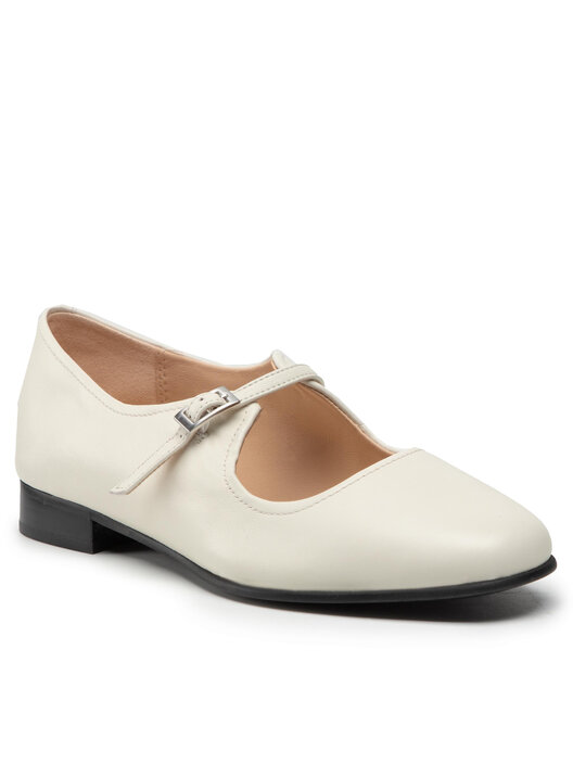 Halbschuhe Clarks Pure Flat 261587964 Beige | eschuhe.de