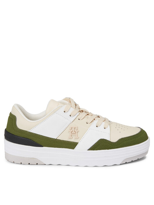 Sneakers Tommy Hilfiger Th Lo Basket Sneaker FW0FW07309 Beige | eskor.se