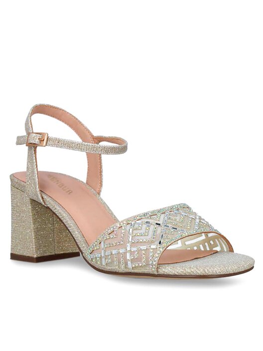 Sandalen Menbur 23687 Goldfarben | eschuhe.de