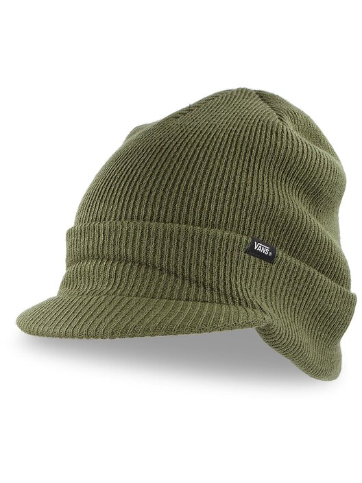 Čepice Vans Visor Cuff VN0A3HJ8KCZ Zelená | eobuv.cz