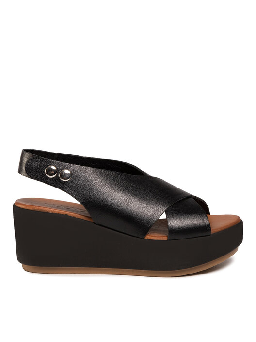 Sandały Inuovo 123031 Czarny | eobuwie.com.pl