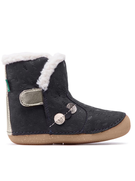 Kozaki Kickers So Windy 909740-10-10 S Granatowy | eobuwie.com.pl