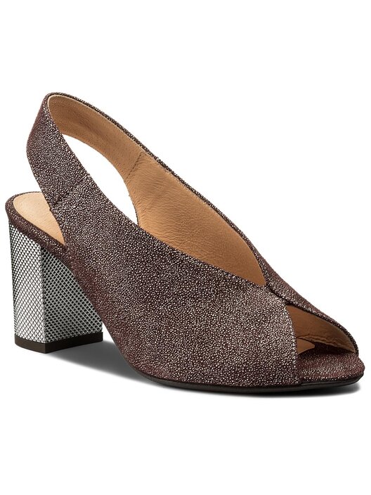 Sandały Sergio Bardi Frisa SS127346918GM Bordowy | eobuwie.com.pl