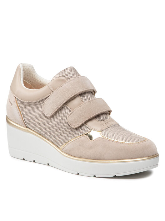 Sneakers Geox D Ilde B D25RAB 01422 C6738 Beige | escarpe.it