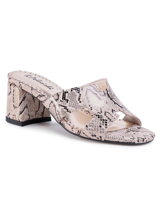 Pantoletten R.Polański 1097 Beige | eschuhe.de