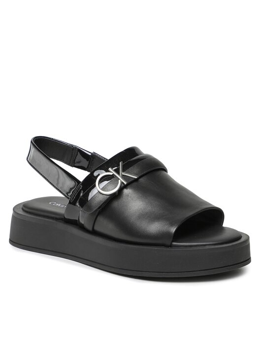 Сандали Calvin Klein Dress Wedge Sandal W/Hw HW0HW01605 Черен | obuvki.bg