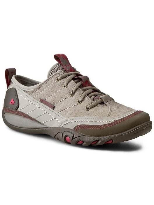 Trekkingi Merrell Mimosa Lace J89594 Szary | eobuwie.com.pl