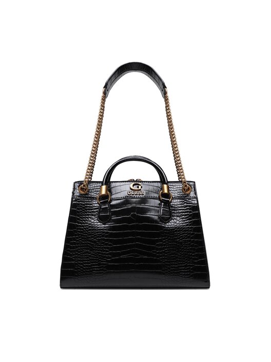 Τσάντα Guess Nell Croc (CB) HWCB87 36070 Μαύρο | epapoutsia.gr