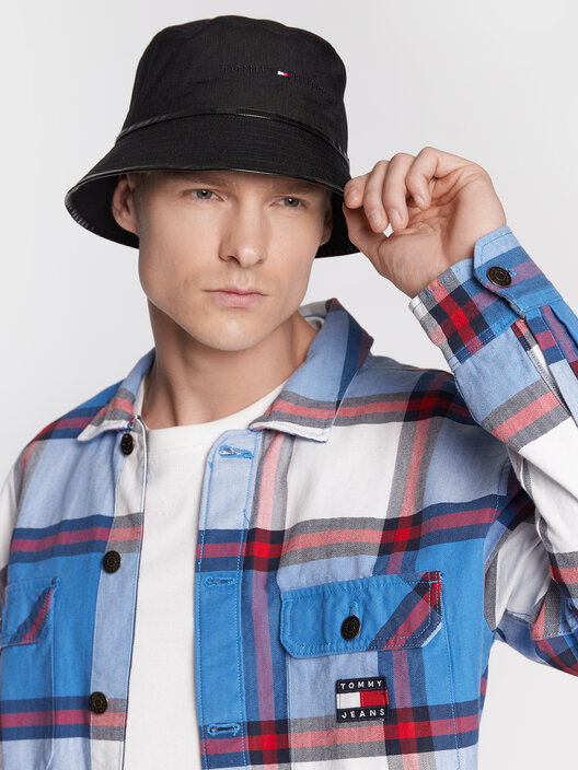Bucket Hat Tommy Hilfiger AM0AM11369 Schwarz eschuhe