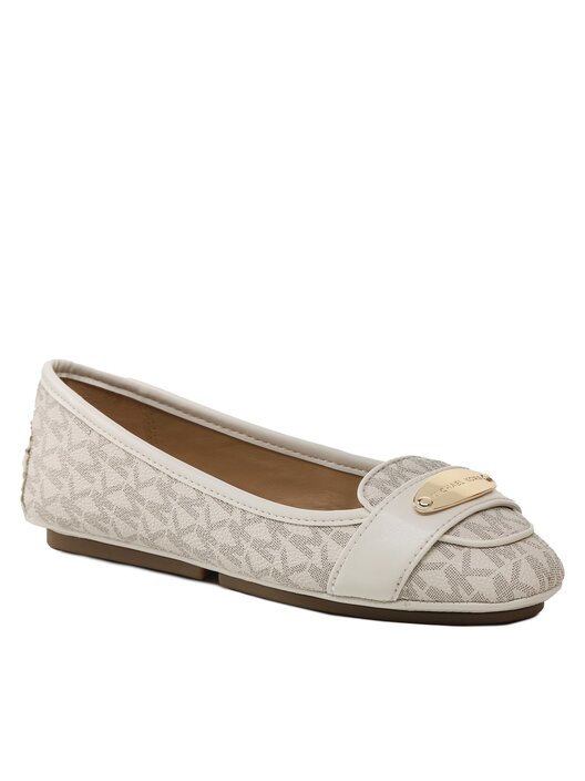 Balerini MICHAEL Michael Kors Mk Plate Moc 40R3MKFR1B Bej | epantofi.ro