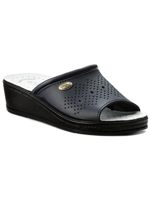 Pantoletten Sanital-Flex 698 Dunkelblau | eschuhe.de