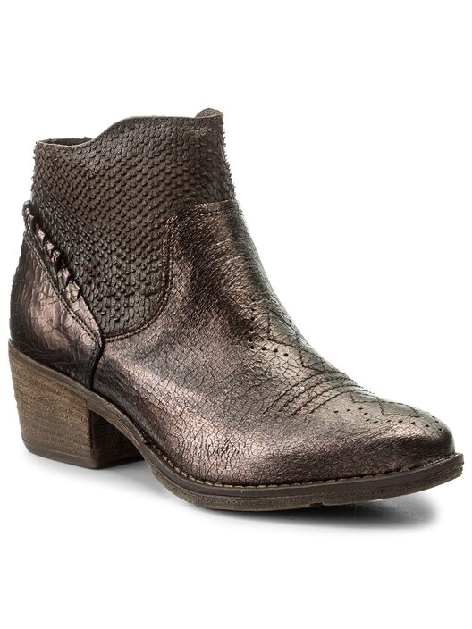 Botki Khrio 172K2410SPMSQ Brązowy | eobuwie.com.pl