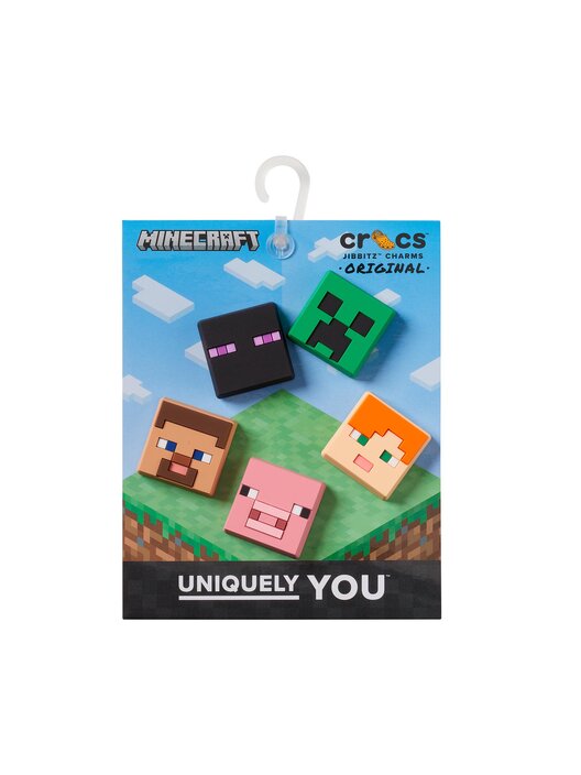 Ozdoba do butów Crocs Minecraft 5 Pack 10011273 Kolorowy | eobuwie.com.pl