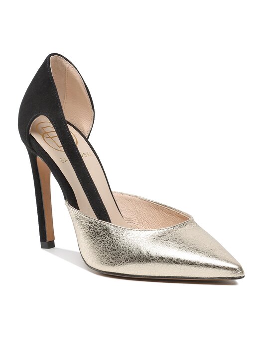 Szpilki Baldowski D04305-1451-004 Złoty | eobuwie.com.pl