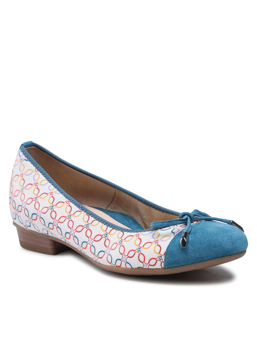 Baleriny Ara 12-43721-26 Biały | eobuwie.com.pl