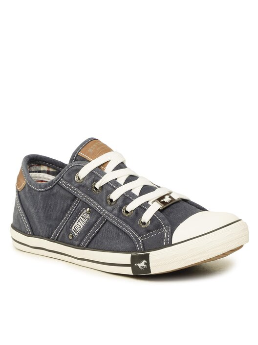 Sneakers aus Stoff Mustang 1099-310-800 Dunkelblau | eschuhe.de