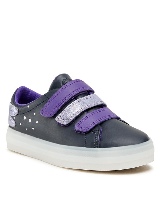 Sneakers Clarks Flare Fly K 261619136 Schwarz | eschuhe.de