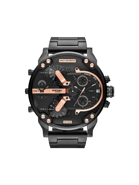 Zegarek Diesel Mr Daddy 2.0 DZ7312 Black/Black | eobuwie.com.pl