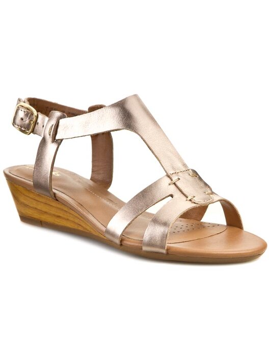 Sandalen Clarks Playful Game 261086284 Goldfarben | eschuhe.de