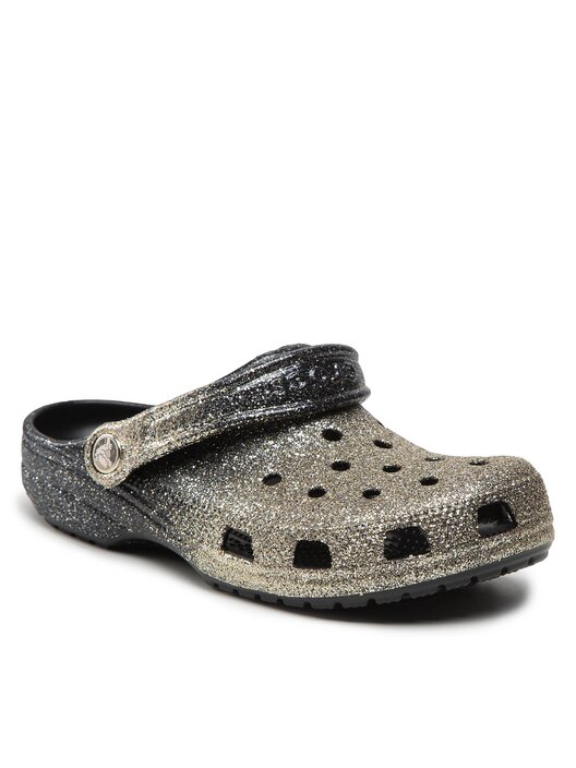 Şlapi Crocs Classic Ombre Glitter Clog 207931 Auriu | epantofi.ro