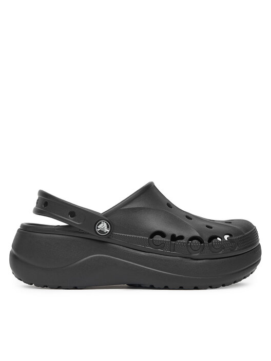 Şlapi Crocs BAYA PLATFORM CLOG 208186-001 Negru | epantofi.ro