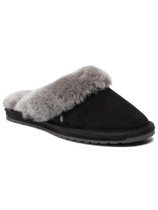 Kapcie EMU Australia Jolie Frost W12290 Czarny | eobuwie.com.pl