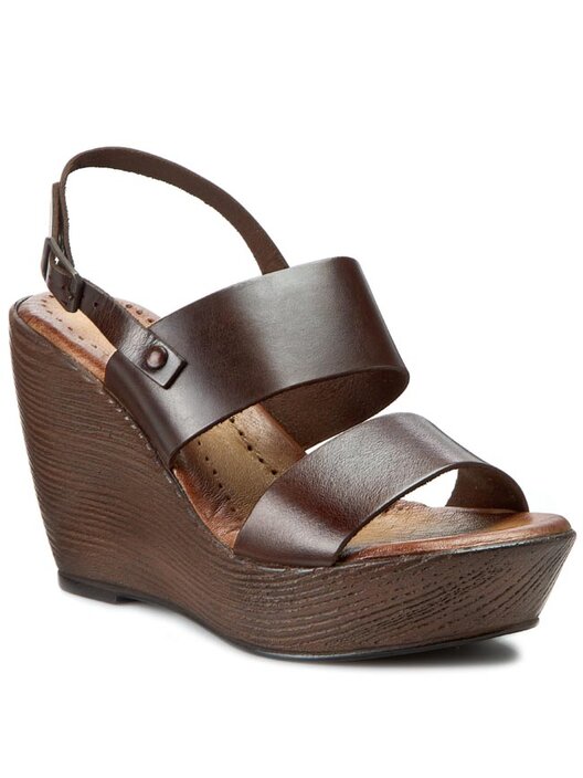 Sandały Maciejka 00953-02/00-0 Brązowy | eobuwie.com.pl