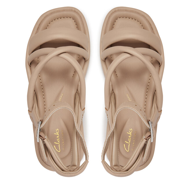 Sandály Clarks Alda Cross 26176256 Hnědá | eobuv.cz